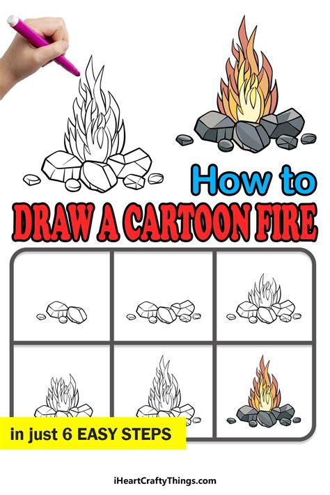 How To Draw A Cartoon Fire A Step By Step Guide Artofit