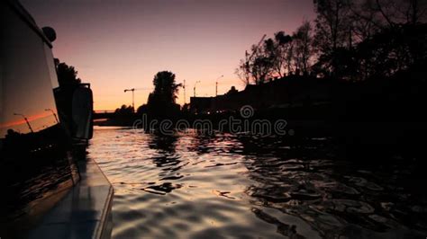 A Boat Is Floating On The Water Near The Shore Stock Video Video Of Scenic Fishing 343140621