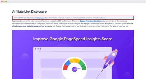 how to easily configure affiliate link disclosure feature with