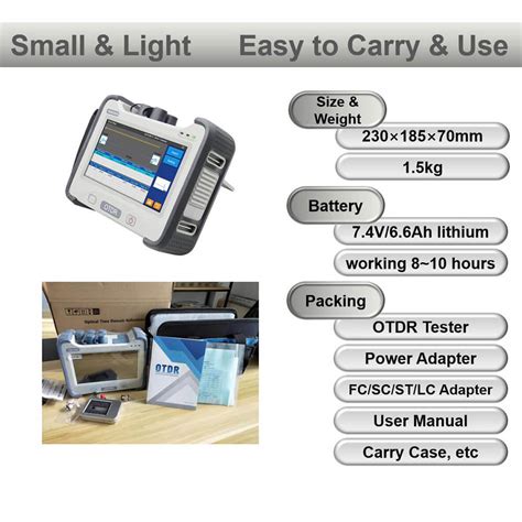 otdr tester multi mode 850 1300nm 20 26db qiirun