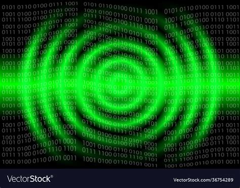 Graphics Design Binary Numeral System Background Vector Image