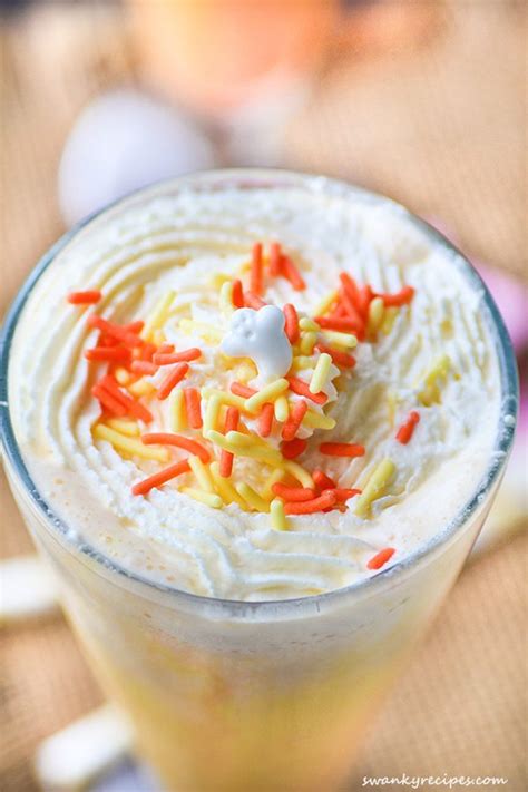 Candy Corn Milkshakes Swanky Recipes