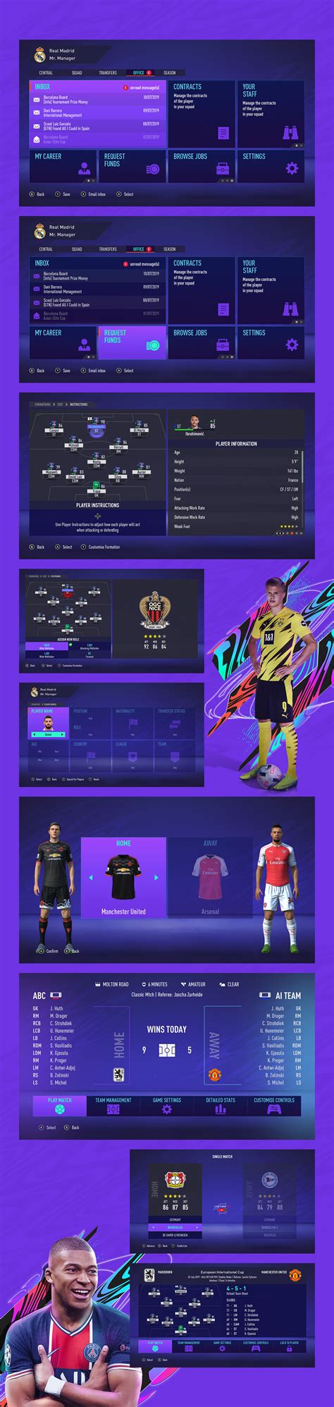 Gennady Denisenko Fifa 21 Ui Design Electronic Arts C
