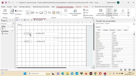 Creating Login Form On Access Using Vba Youtube
