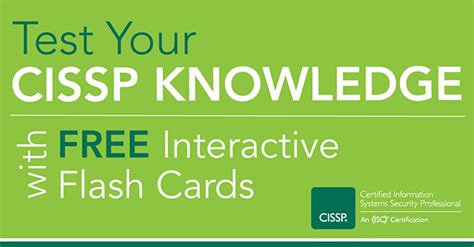 Test CISSP Knowledge With Interactive Flash Cards Help Net Security