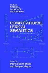 Computational Lexical Semantics Semantik Pocket Adlibris Bokhandel