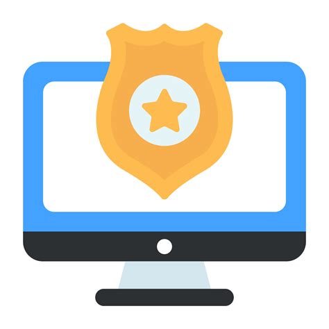 Modern Design Icon Of Computer Security 10290960 Vector Art At Vecteezy