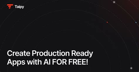 Taipy Create Production Ready Apps With Ai For Free