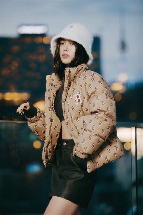 셀럽 패딩 브랜드 Mlb잠바 고민시 여성숏패딩 And 모자 패션 정보 네이버 블로그