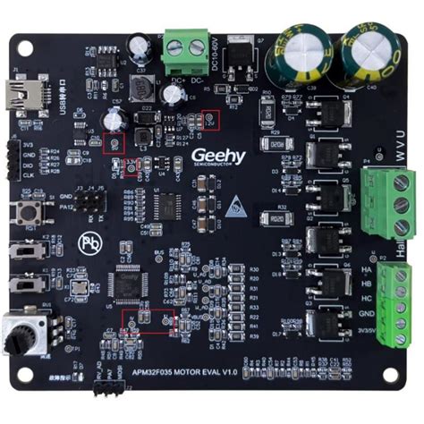 Apm32f035 Lv Ev Board Geehy Evaluation With For Bldc Motor Control 400604