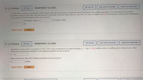 Solved Ask Your Teacher My Notes Practice Another Details 8