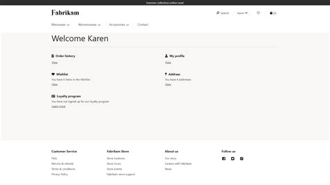 帳戶管理頁面概觀 commerce dynamics 365 microsoft learn