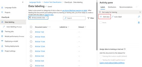 Custom Text Classification Azure Ai Language Exercises
