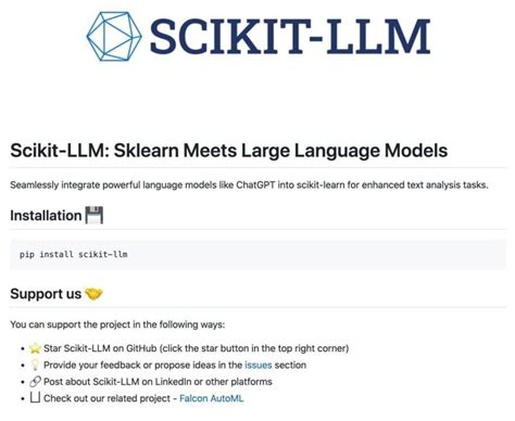 Manu V Nair On Linkedin Sklearn Meets Large Language Models It Allows
