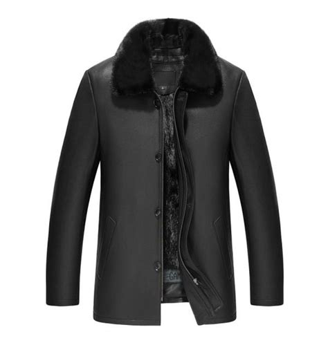 남자 남성 양 가죽 무스탕 자켓 겨울 리얼 아우터 잠바 조롱박 겨울 진짜 가죽 자켓 남자 블랙 정품 염소 가 티몬