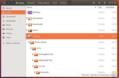 How To Enable Tree View In Ubuntu Files Manager