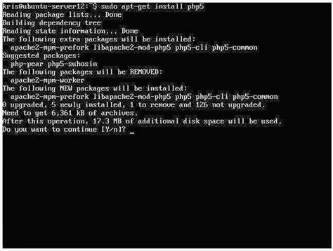 cenat cenut installasi server install php5
