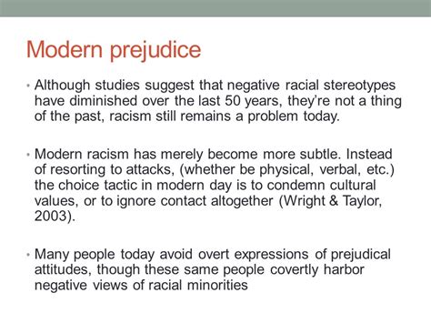 Prejudice Examples Today Prejudice Examples Today