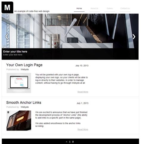 Advanced Web Design Without Code A How To With Webydo Sitepoint