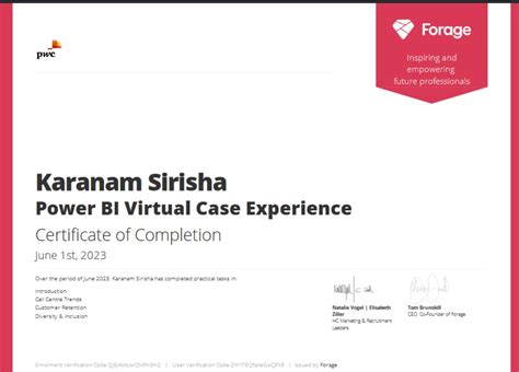 Karanam Sirisha On Linkedin Powerbi Dataanalytics Pwc Forage