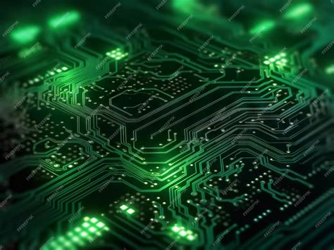 Premium Ai Image Circuit Board Background Electronic Computer