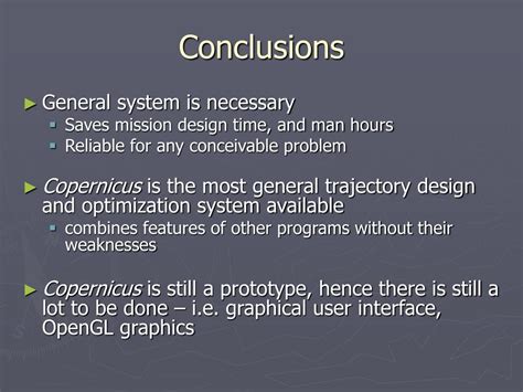 Ppt Copernicus A Generalized Trajectory Design And Optimization System Powerpoint