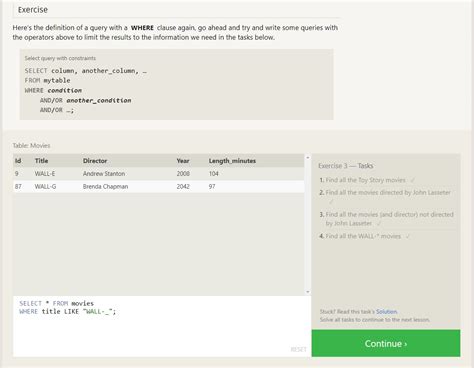 Intro To SQL Reading Notes
