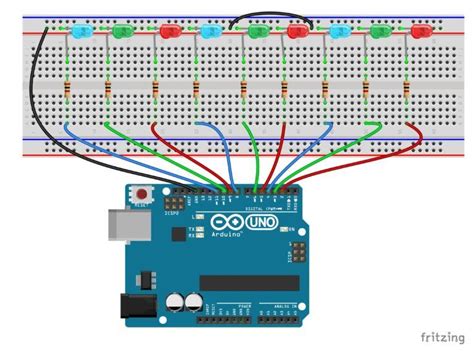 Arduino Led Chaser Knight Rider Random Flasher Artofit