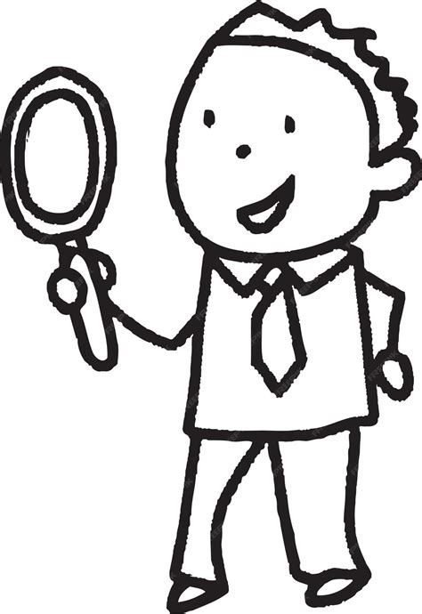 Premium Vector Magnifying Glass Analysis