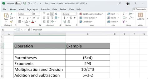 Pemdas In Excel How Order Of Operations Shapes Your Formulas