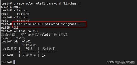 kingbase 人大金仓 数据库的常用知识点与简单巡检 黑马金牌编程的技术博客 51cto博客
