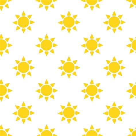 Seamless Pattern With Cute Sun Flat Illustration 67261177 Vector Art At Vecteezy