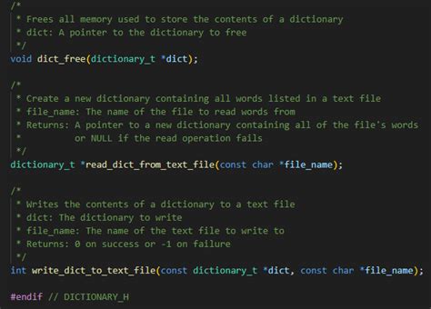 Solved Ifndef Dictionaryh Define Dictionaryh Define