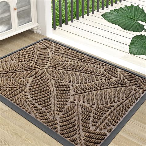 Grandaily 48x32 Front Door Mat Indoor Outdoor Waterproof Welcome Mat