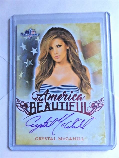 2017 Benchwarmer America The Beautiful Crystal Mccahill Pink Foil