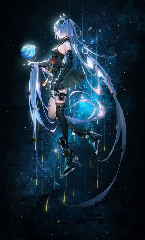 Luo Tianyi Vocaloid Vsinger Vocaloid Artist Request Highres Official Art 1girl