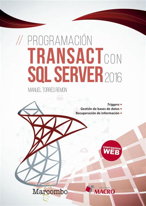Programación Transact Con Sql Server 2016 Marcombo