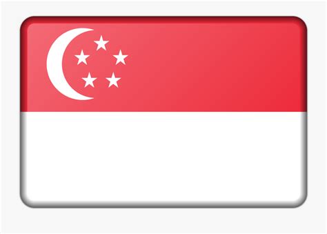 Singapore Flag Clipart Outline Flag Singapore Icon Png Free