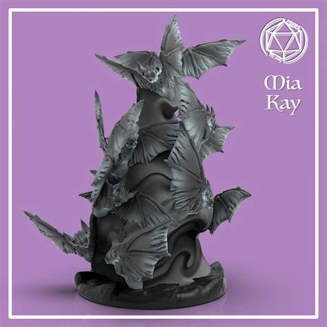 3d Printable Bat Swarm By M3dm