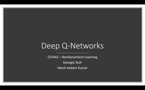 Harsh Vedant Kumar On Linkedin Deeplearning Reinforcementlearning