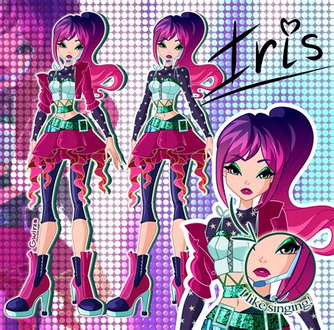 Iris Singer Winx Oc By Gwirza On Deviantart