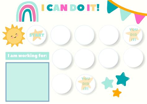 Rainbow Token Board Token Economy Token Economy System Aba Reward Chart Behavior Chart