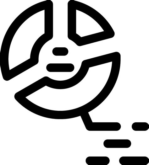 Pie Chart Line Icon 48944189 Vector Art At Vecteezy
