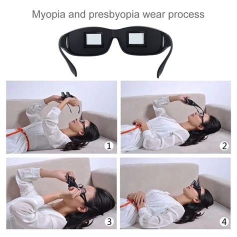 Buy Nktier Lazy Glasses Bed Reading Prism Glasses Lazy Spectacles Horizontal Glasses High