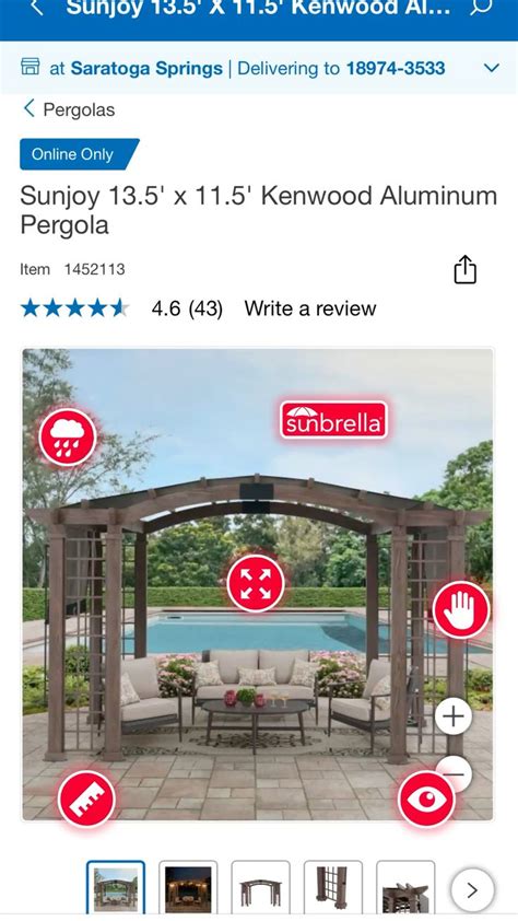 Costco Pergola In 2025 Costco Pergola Aluminum Pergola Pergola