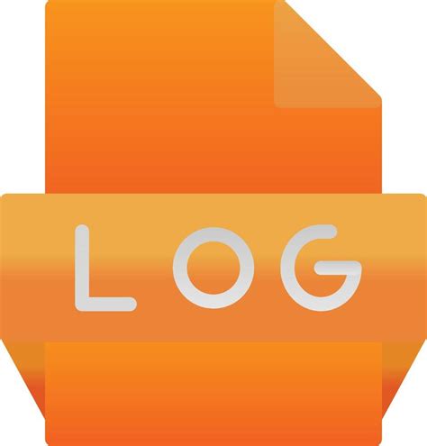 log file format icon 15831087 vector art at vecteezy
