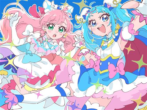Sora Harewataru Nijigaoka Mashiro Cure Sky And Cure Prism Precure