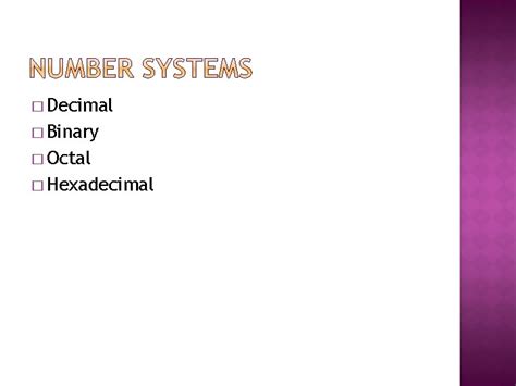 UNIT DIGITAL FUNDAMENTALS LOGIC GATES Decimal Binary Octal