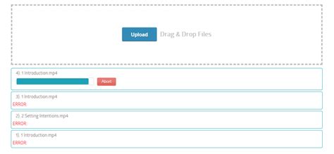 Error In Jquery Upload File Due To Ffmpeg Conversion Using Php Stack Overflow