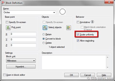 autocad block can t be inserted using non uniform scale cadnotes
